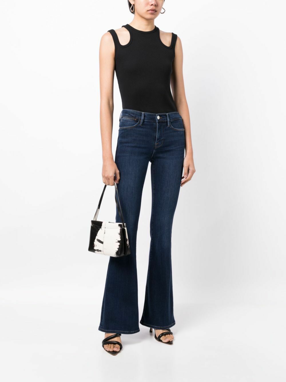 FRAME Le High Flared Jeans Frame Denim