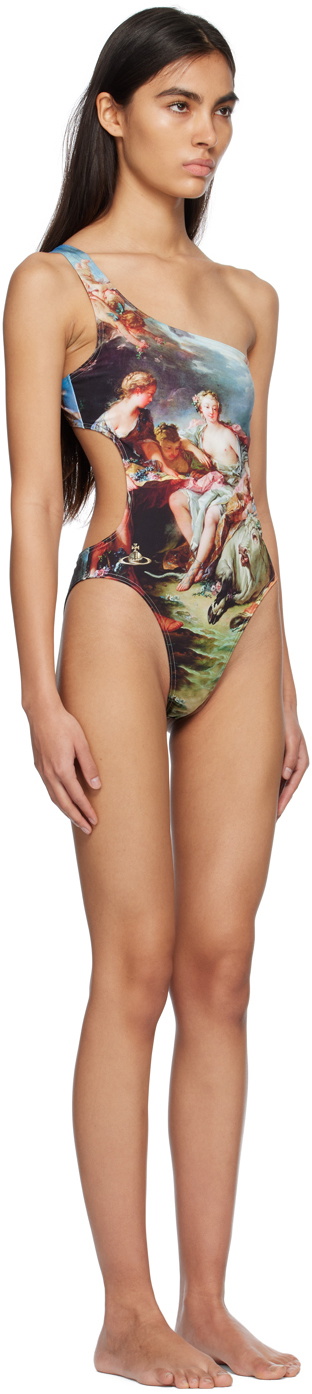 Vivienne Westwood Multicolor Single-Shoulder One-Piece Vivienne Westwood Multicolor Single-Shoulder One-Piece