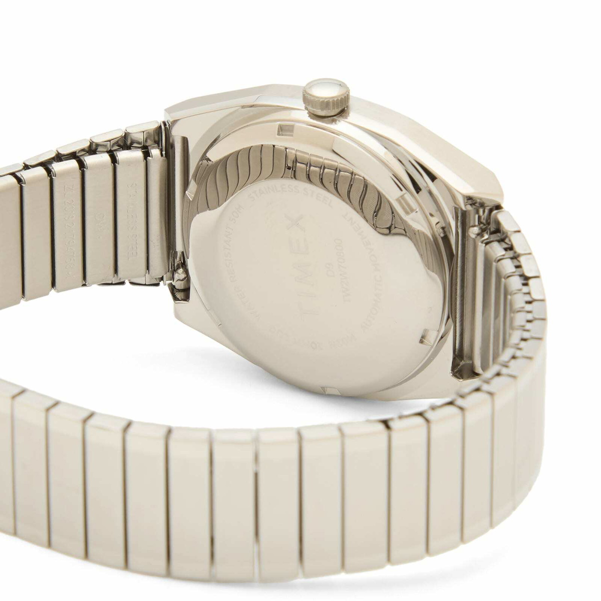 Timex Automatic 1983 E-line Reissue 34mm Watch in Silver Timex