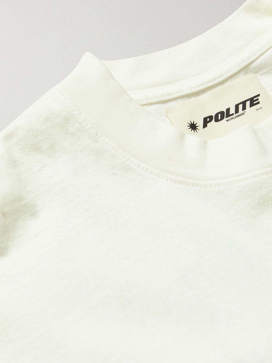 POLITE WORLDWIDE® - Breathe Printed Cotton-Jersey T-Shirt - White ...
