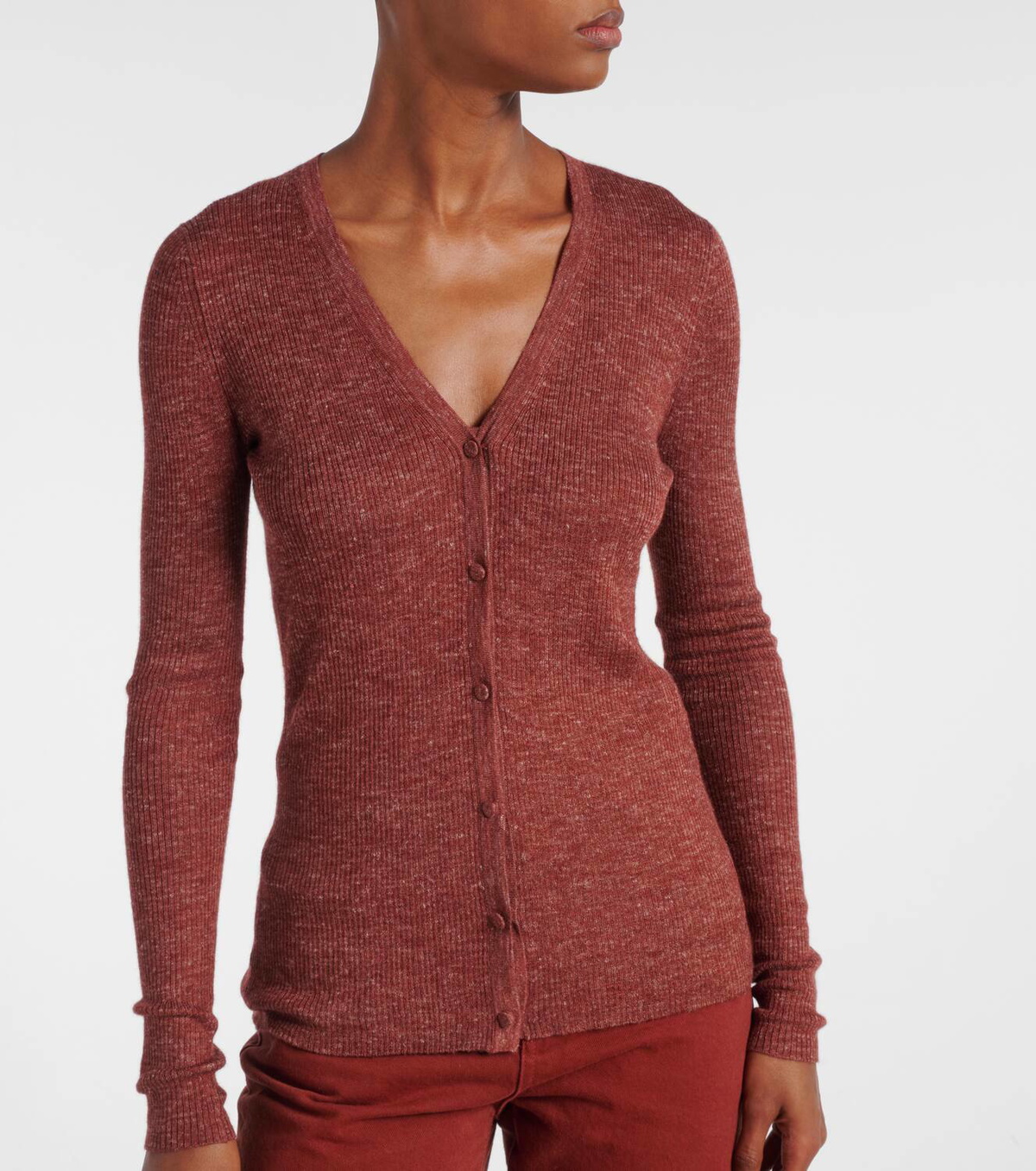 Gabriela Hearst Aiste cashmere, silk, and hemp cardigan Gabriela Hearst