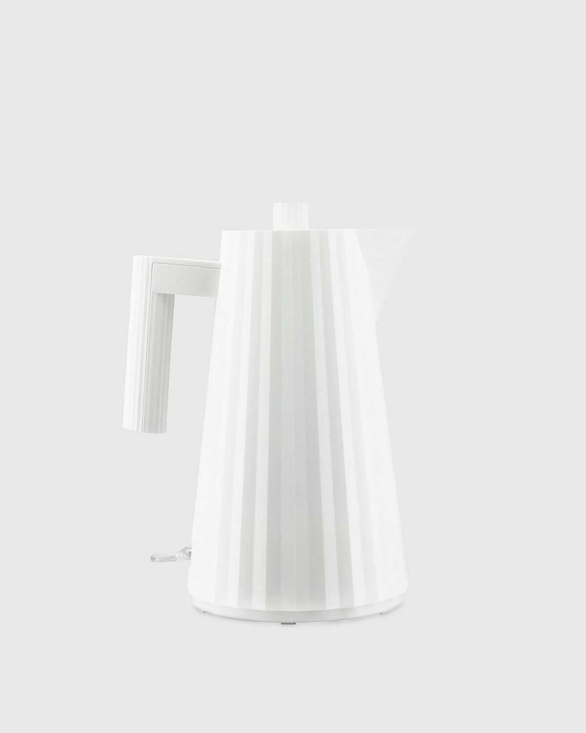 Alessi Plisse Elekwasserkessel Eu Plug White Tableware Alessi