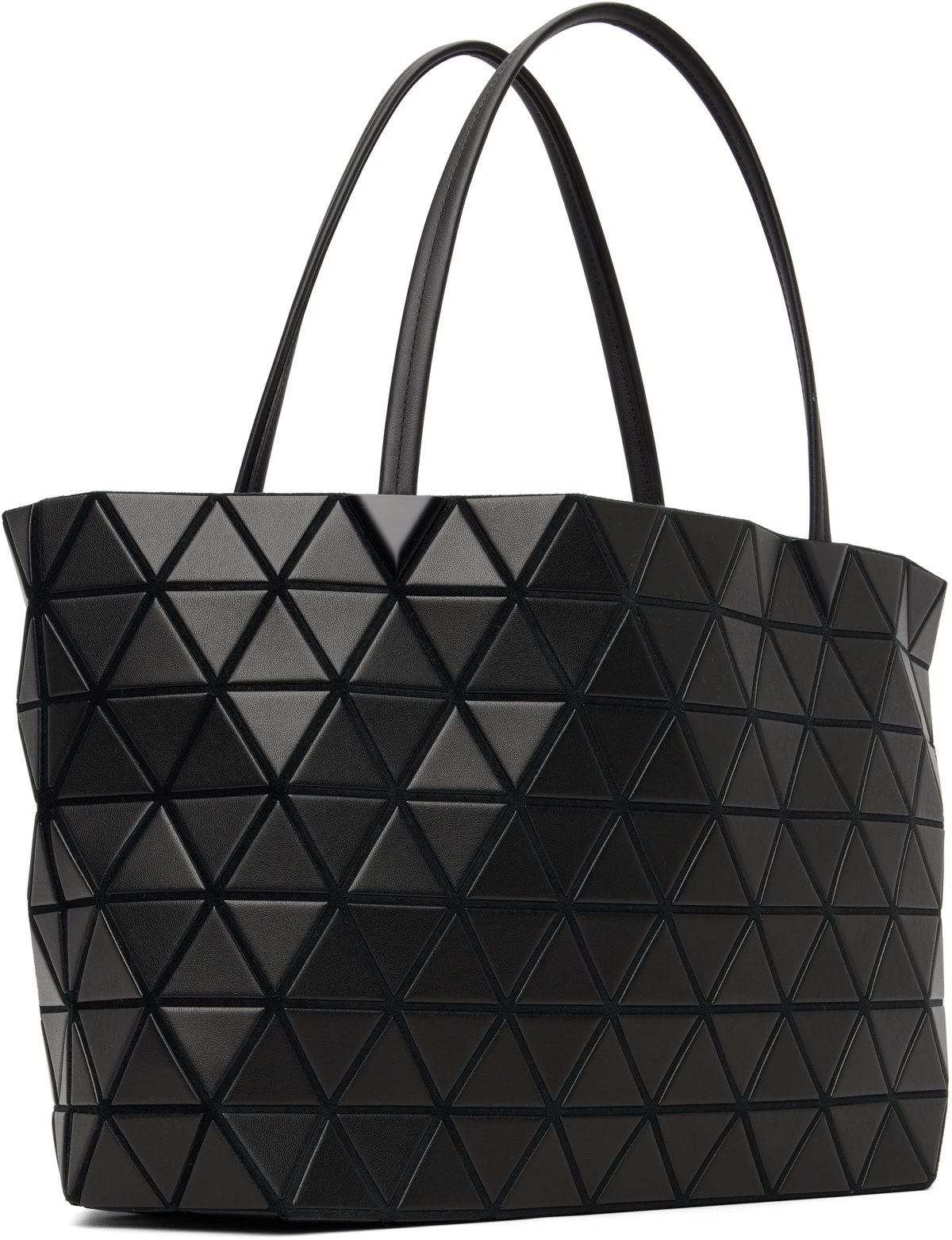 BAO BAO ISSEY MIYAKE Black Bateau Matte Tote Bao Bao Issey Miyake