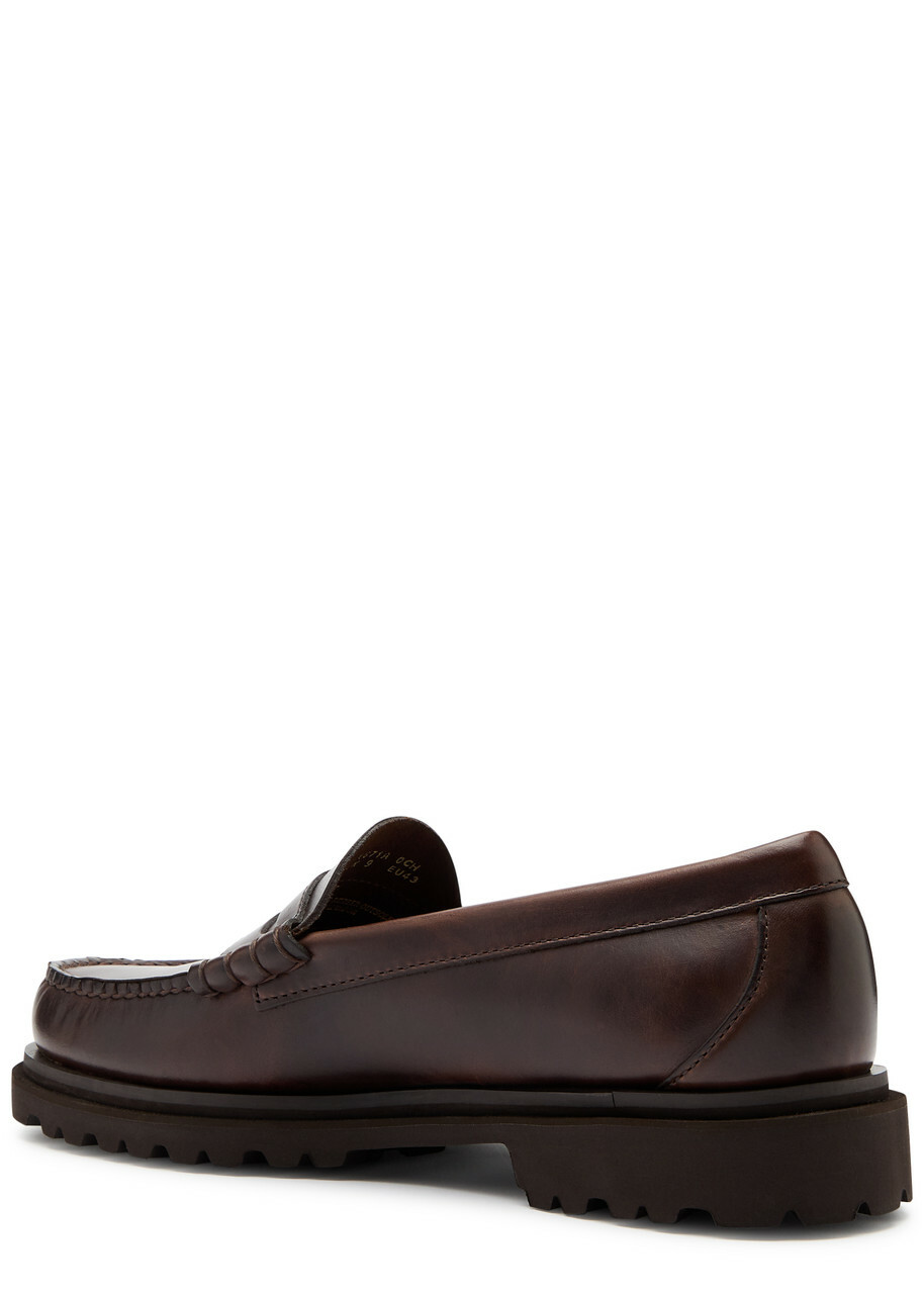 G.H Bass & CO Weejuns Larson Step-Lug Leather Loafers Brown G.H. Bass & Co.