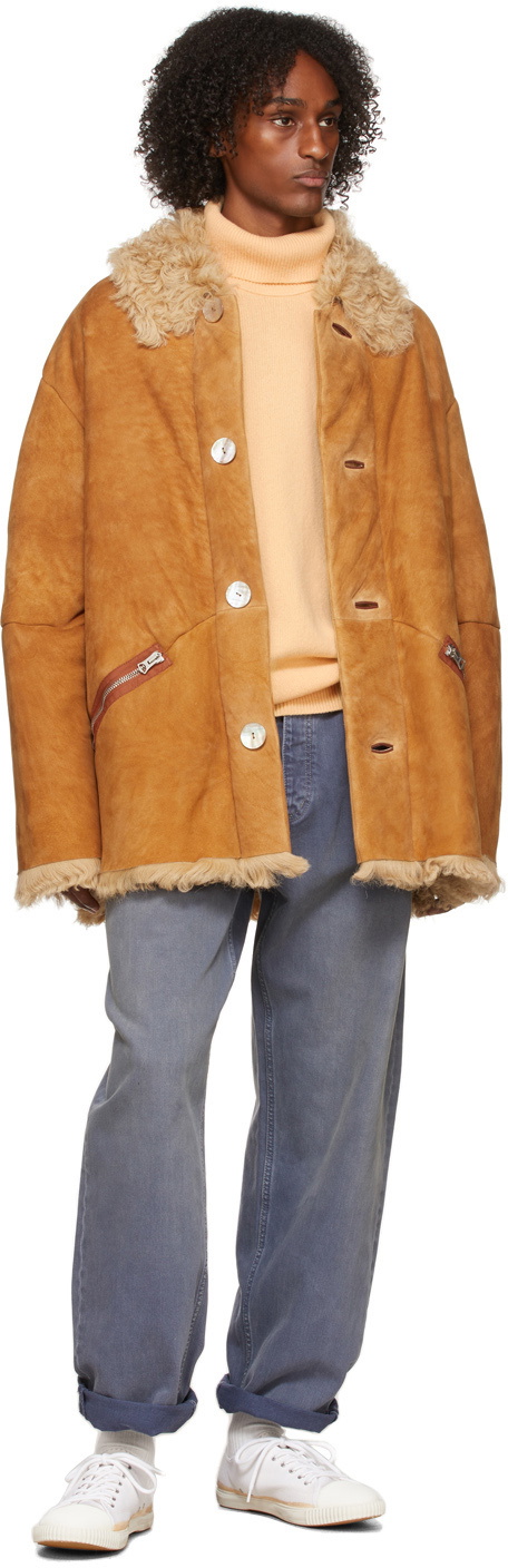 Acne Studios Ssense Exclusive Yellow Turtleneck Acne Studios