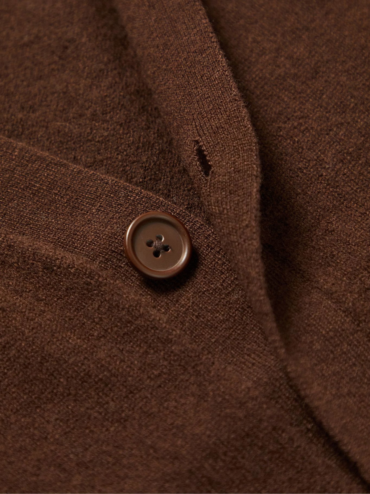 Acne Studios - Keve Logo-Appliquéd Wool Cardigan - Brown Acne Studios