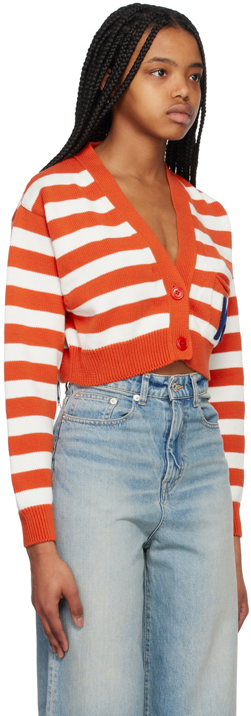 Kenzo Orange Kenzo Paris Nautical Stripes Cardigan Kenzo