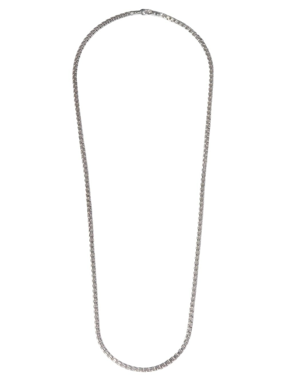 Tom Wood Sterling Silver Venetian Double M Chain Necklace Tom Wood