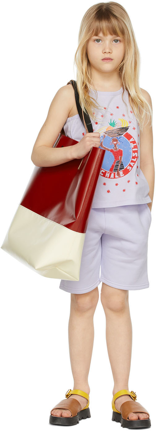 Maison Mangostan Kids Purple Echale Salsita Shorts Maison Mangostan