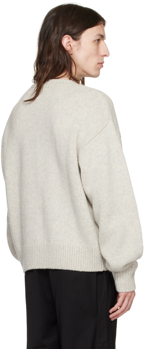 HELIOT EMIL Gray Limited Edition Serene Crewneck Heliot Emil