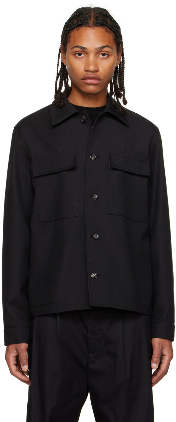 Emporio Armani Black Flap Pocket Shirt Emporio Armani