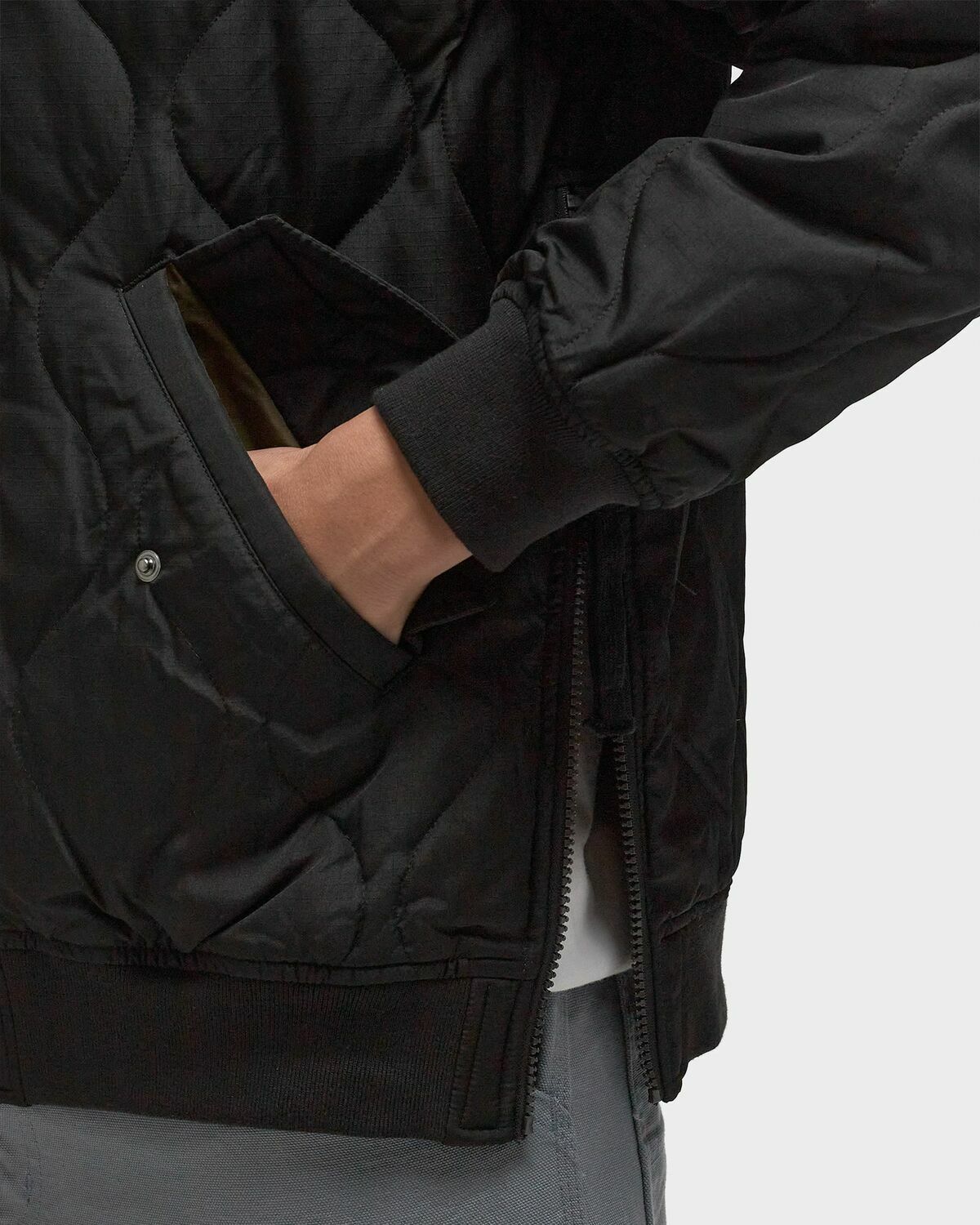 Taion MILITARY MA-1 DOWN JKT Black Mens Down & Puffer Jacket Taion Extra