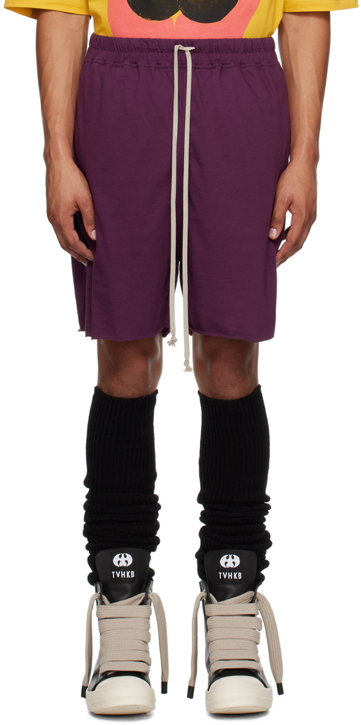 Rick Owens SSENSE Exclusive Purple KEMBRA PFAHLER Edition Shorts Rick Owens