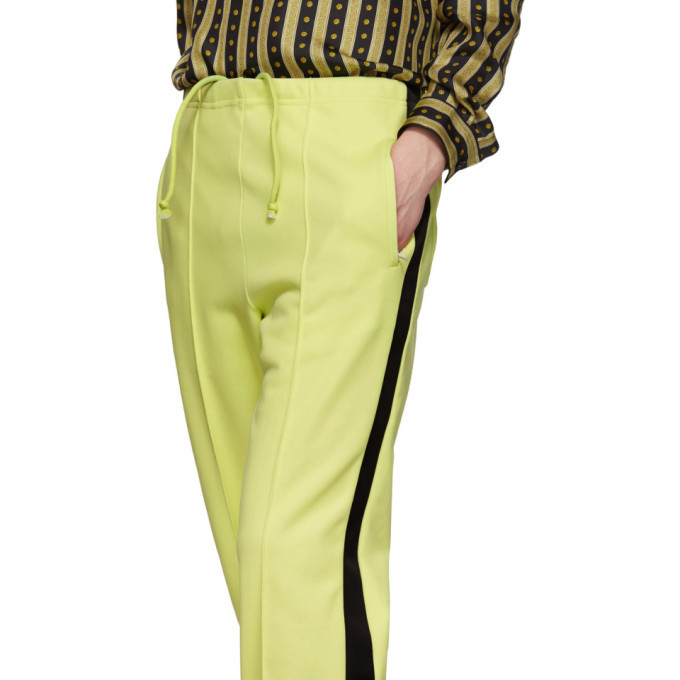 Maison Margiela Yellow Side Band Track Pants Maison Margiela