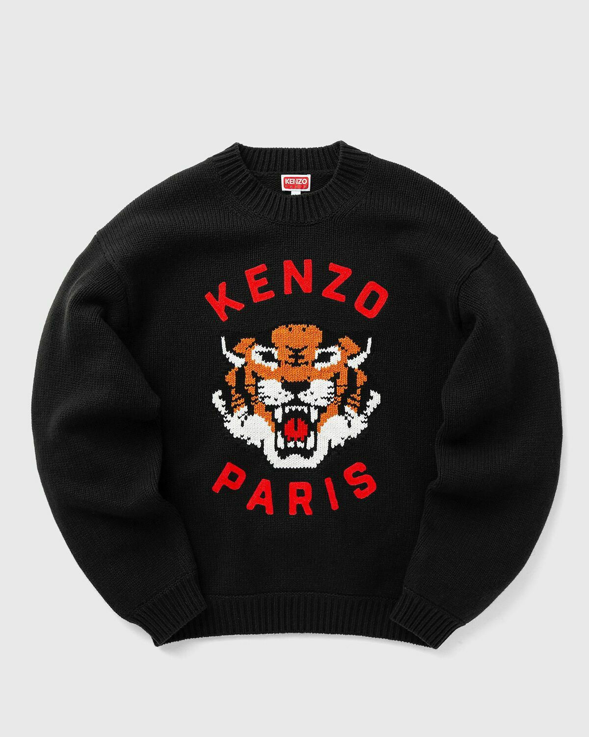 Kenzo Rws Lucky Tiger Jumper Silver Pullovers Kenzo