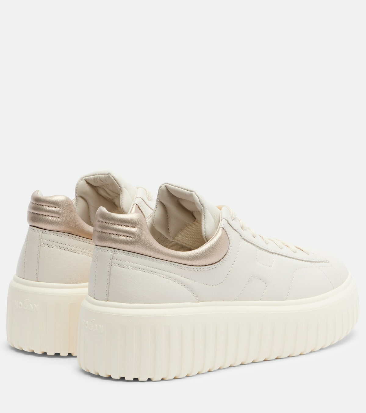 Hogan H-Stripes leather platform sneakers Hogan