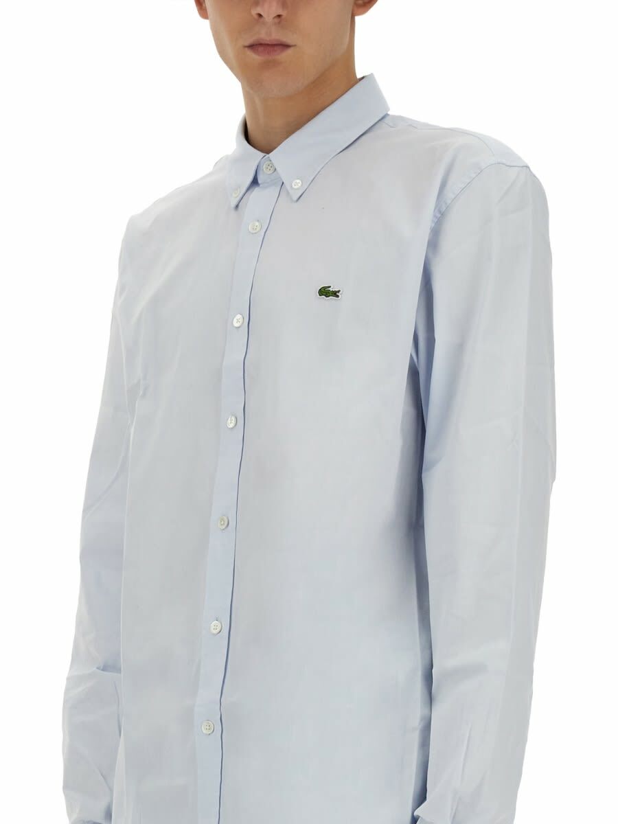 Lacoste Camicia Con Logo Lacoste