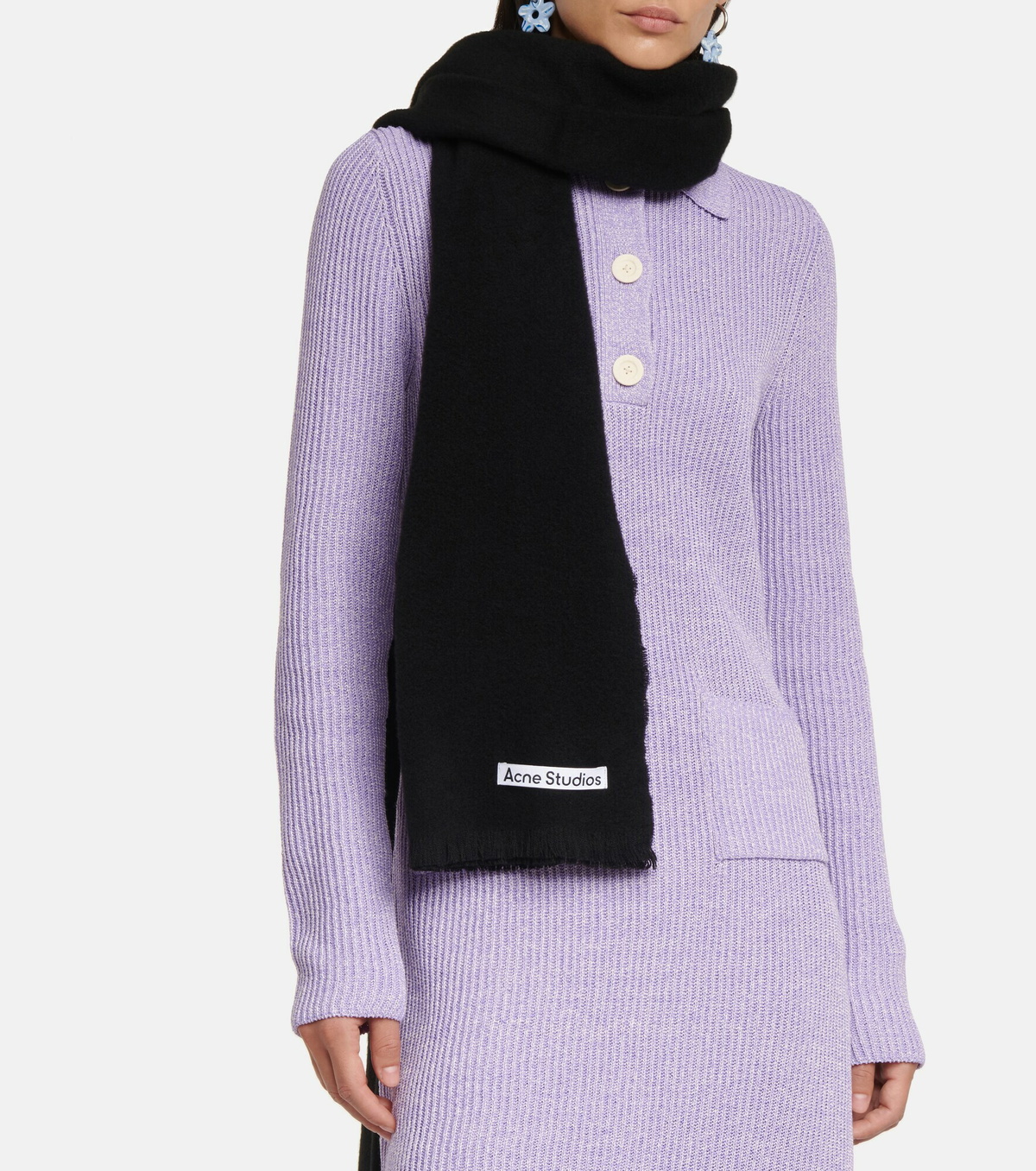 Acne Studios - Woven wool scarf Acne Studios