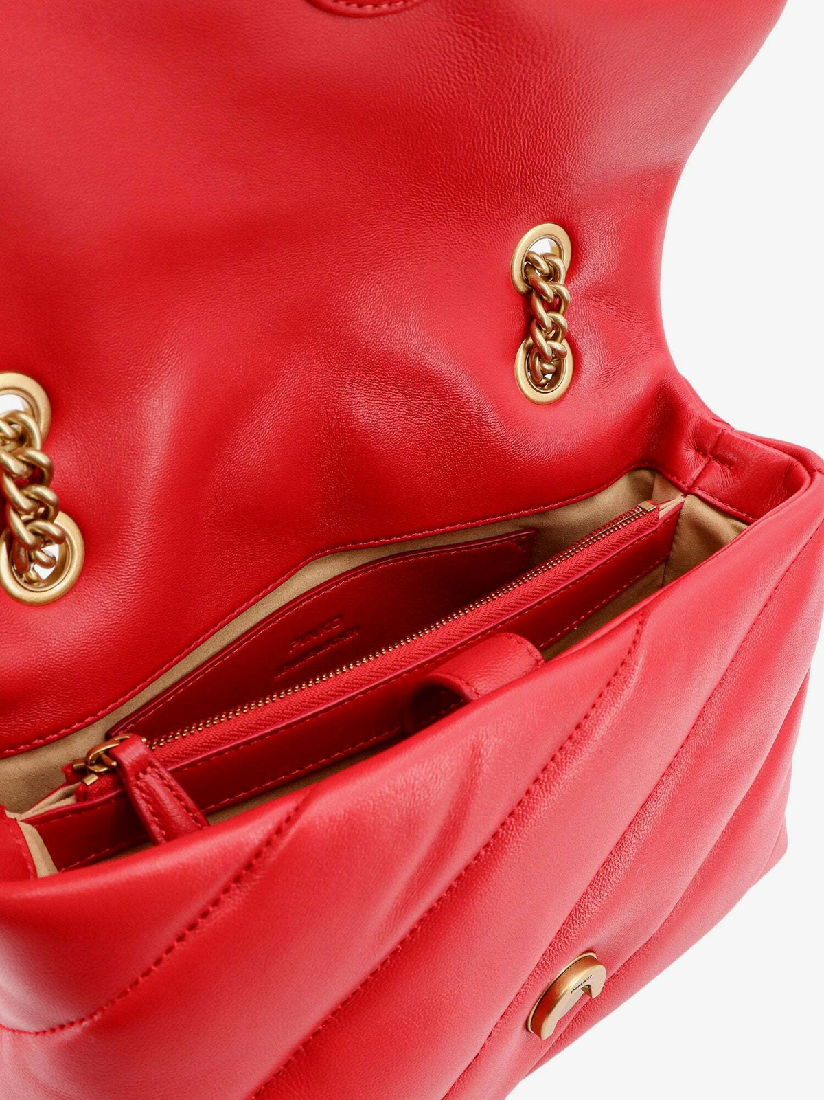 Pinko Red Shoulder Bag Womens Pinko