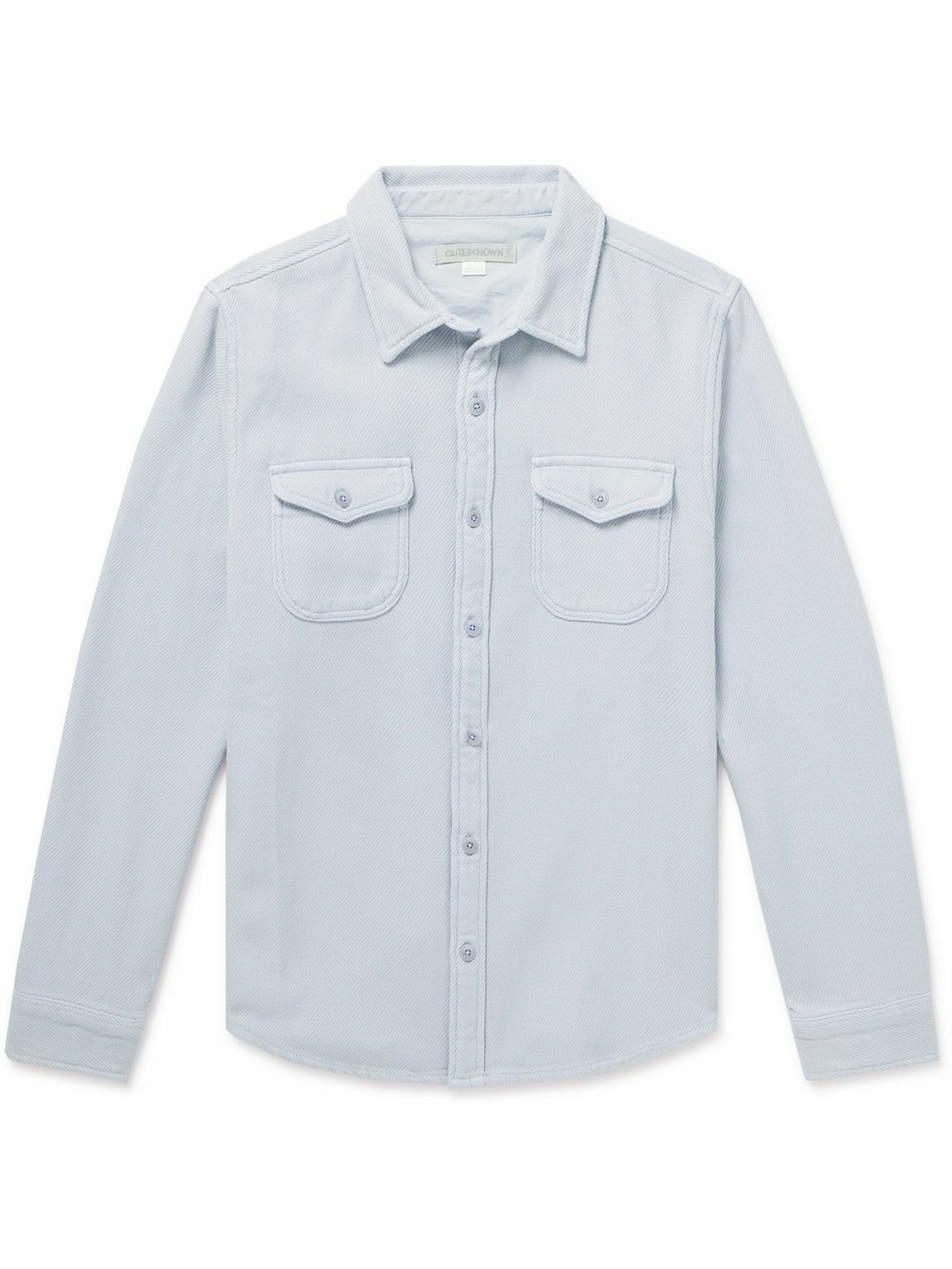 Outerknown - Woven Organic Cotton-Twill Shirt - Blue Outerknown