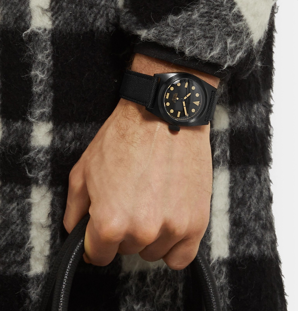 Unimatic - U2-CN DLC-Coated Stainless Steel and CORDURA Watch - Black ...