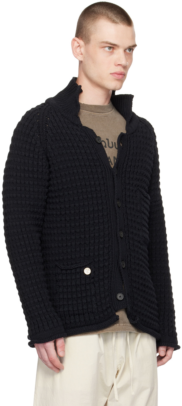 XENIA TELUNTS Black Garun Cardigan XENIA TELUNTS