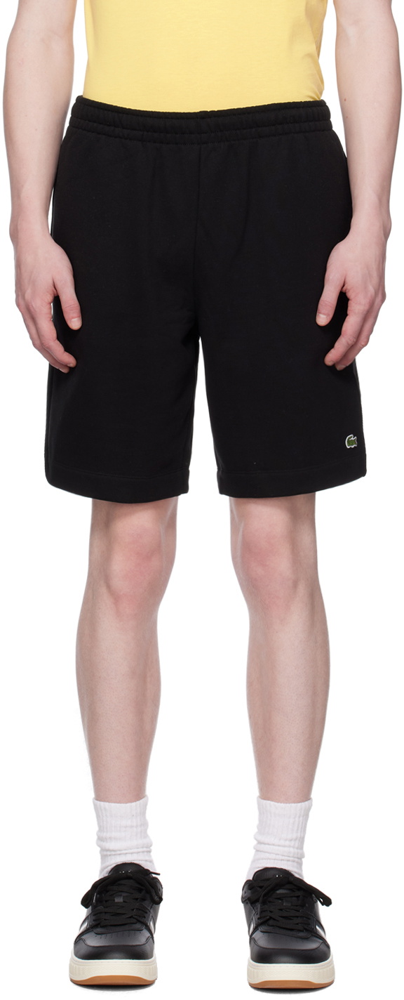 Lacoste Black Patch Shorts Lacoste
