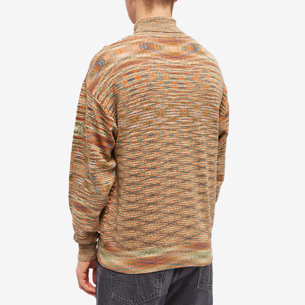 Aries Men's Temple Space Dye Turtleneck Knit in Sand ARIES