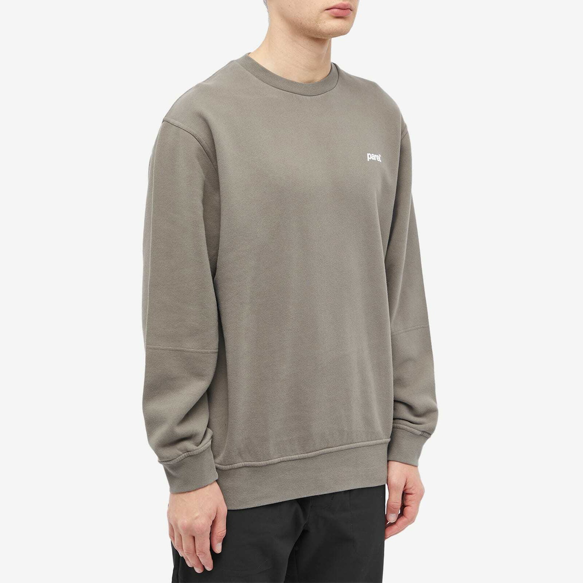 Parel Studios Men's BP Crew Neck Sweat in Warm Grey Parel Studios