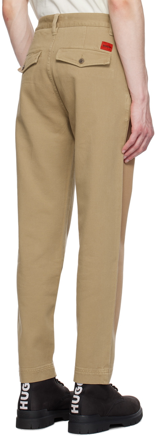 Hugo Tan Four-Pocket Trousers Hugo Boss