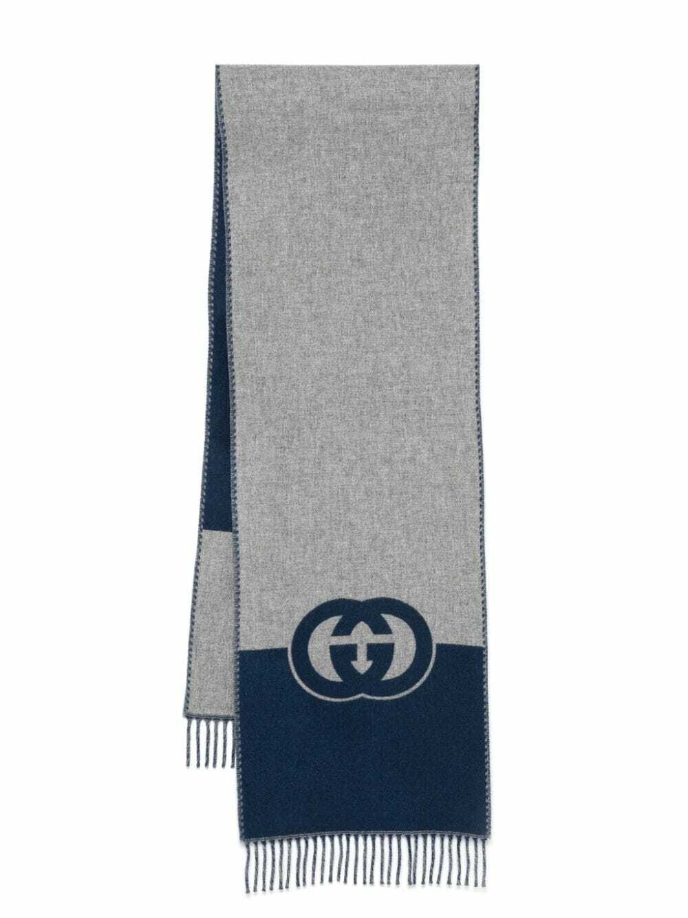 GUCCI - Logo Wool Scarf Gucci