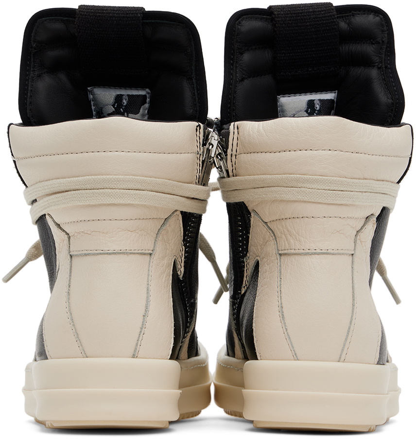 Rick Owens Kids Black Geobaskets Sneakers Rick Owens
