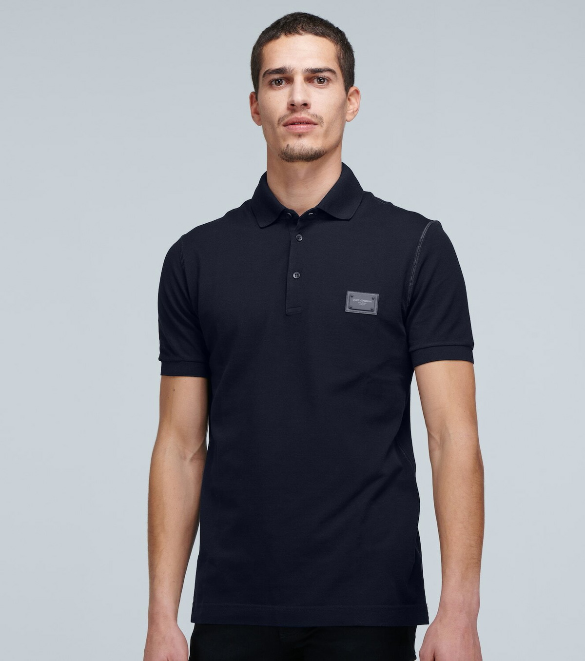 Dolce&Gabbana - Plaque polo shirt Dolce & Gabbana