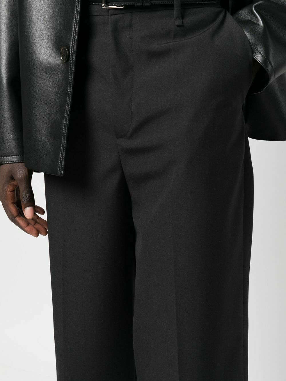 GIVENCHY - Wide Leg Wool Trousers Givenchy