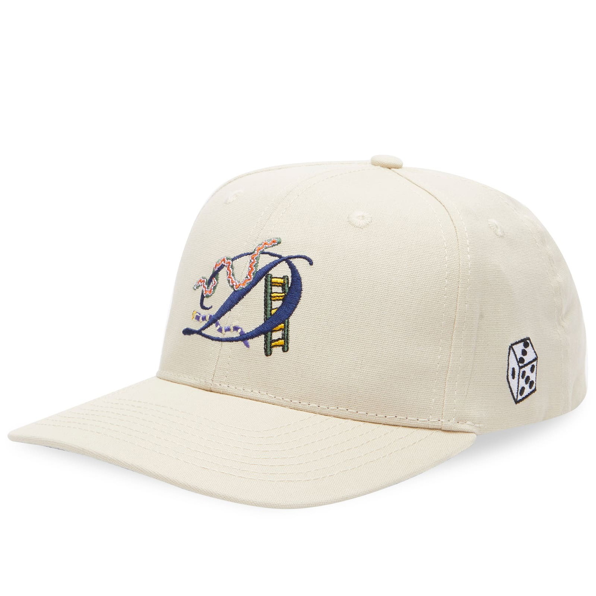 Dime Men's D Snake Full Fit Cap in Beige Dime