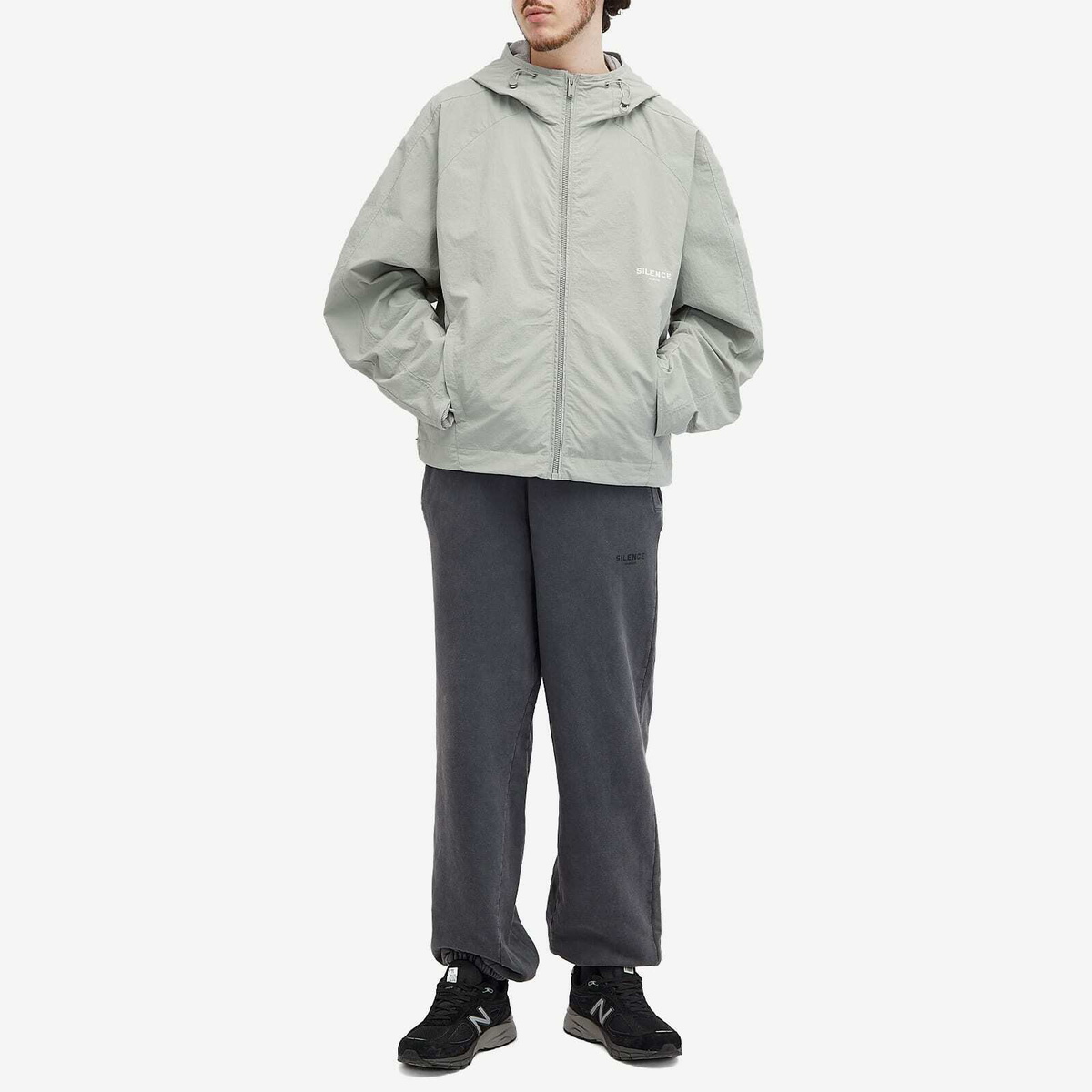 Han Kjobenhavn Men's SILENCE Technical Jacket in Steel Grey Han Kjobenhavn