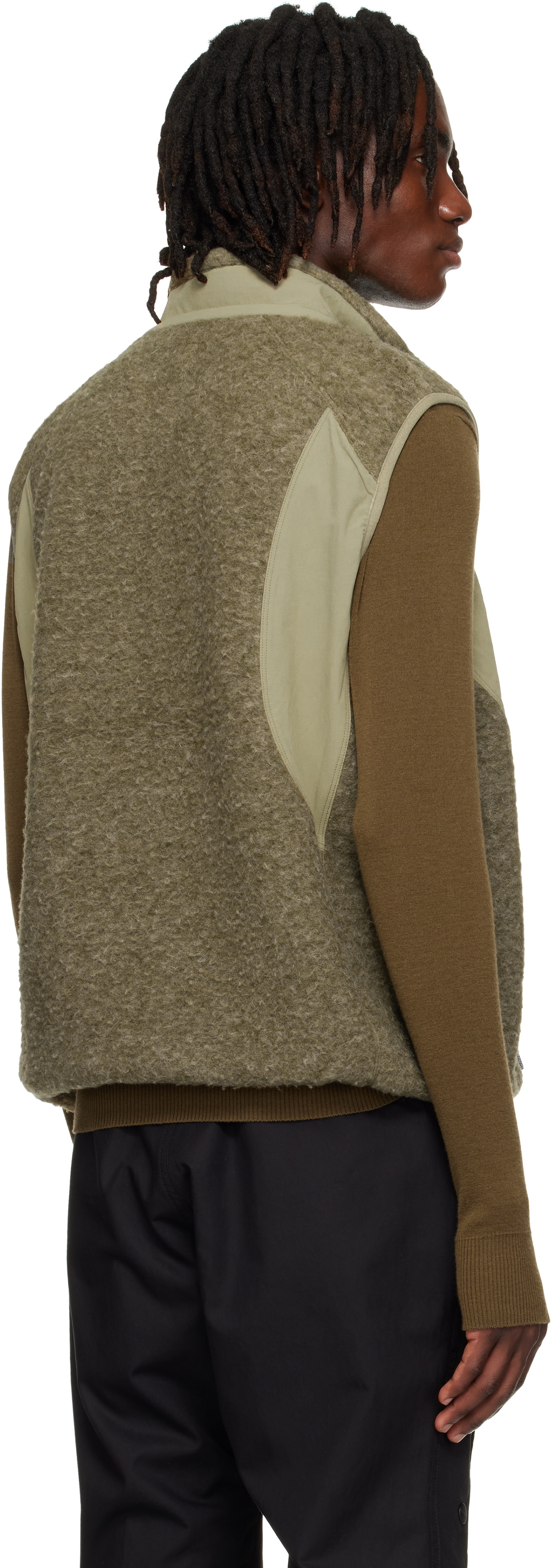 ROA Khaki Polar Fleece Vest ROA