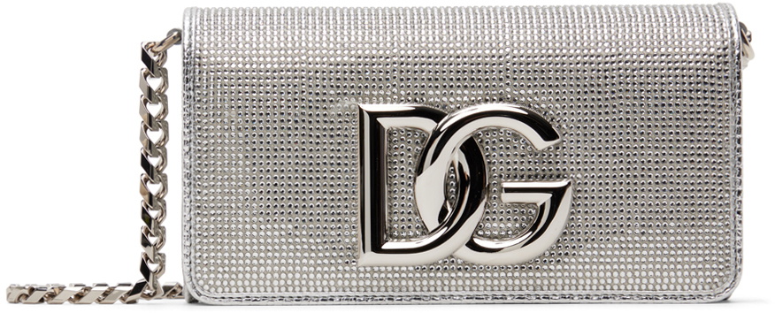 Dolce & Gabbana Silver Small DG Bag Dolce & Gabbana