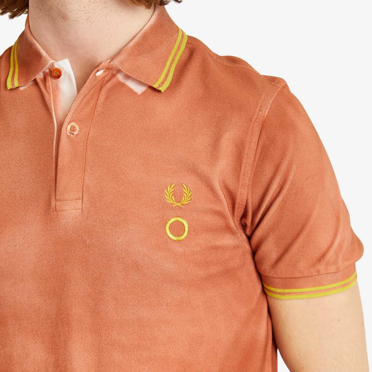 Fred Perry Men's x Craig Green Tennis Polo Shirt in Clay Fred Perry