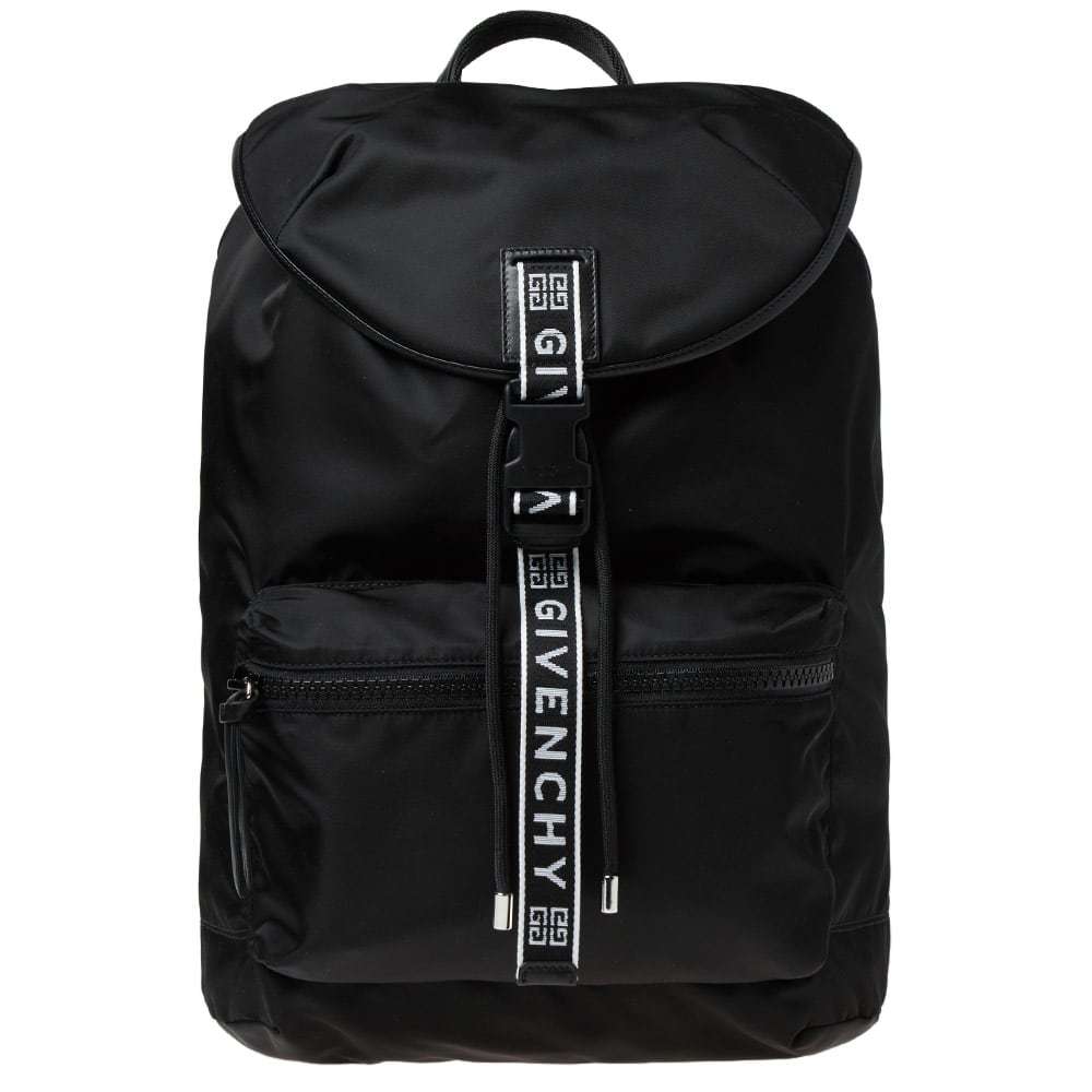 Givenchy Sternum Taped Address Nylon Backpack Givenchy