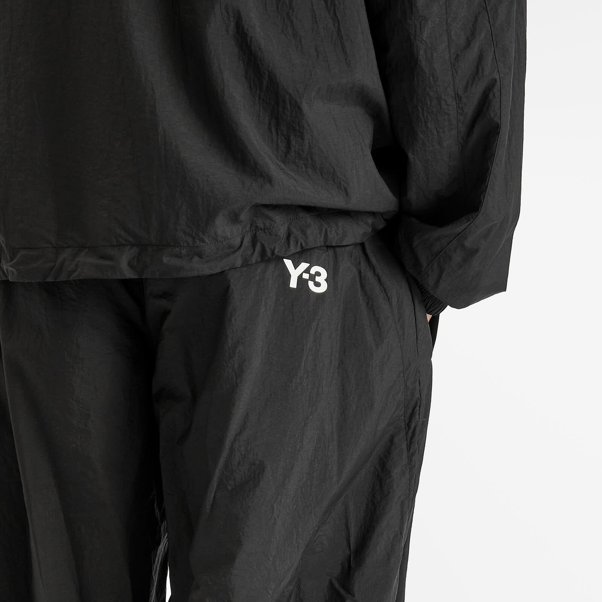 Y-3 Men's Nylon Shell Pants in Black Y-3