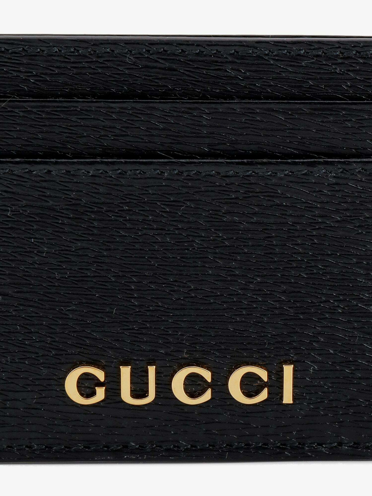 Gucci Card Holder Black Mens Gucci