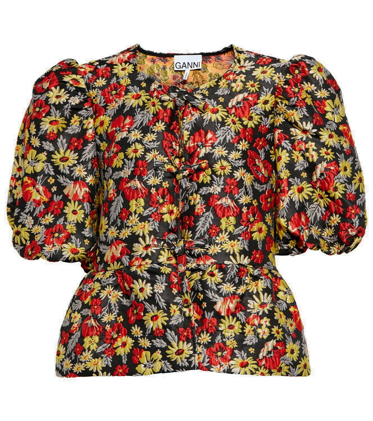 Ganni Floral top GANNI