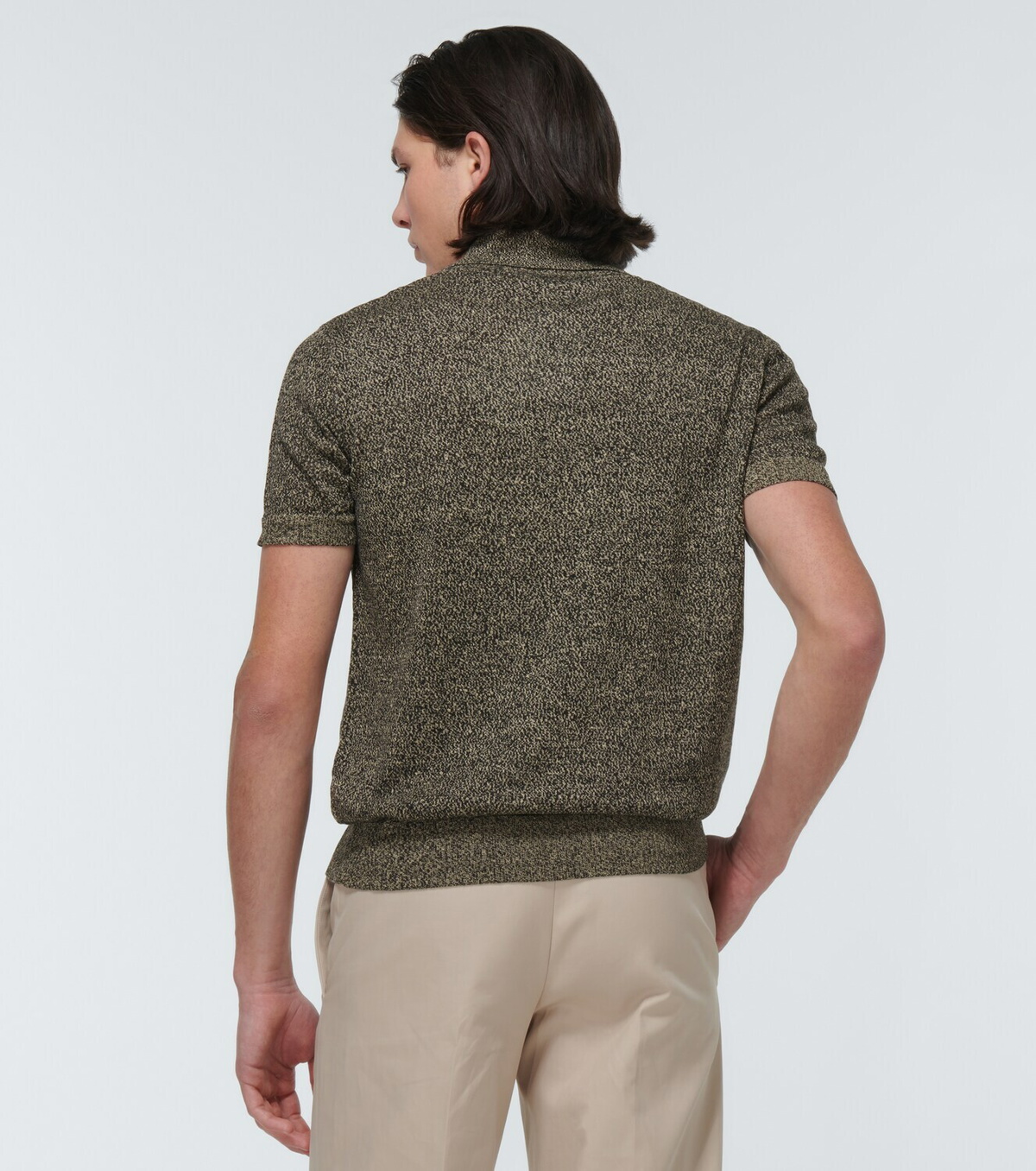 Barena Venezia - Marco cotton and linen polo sweater Barena