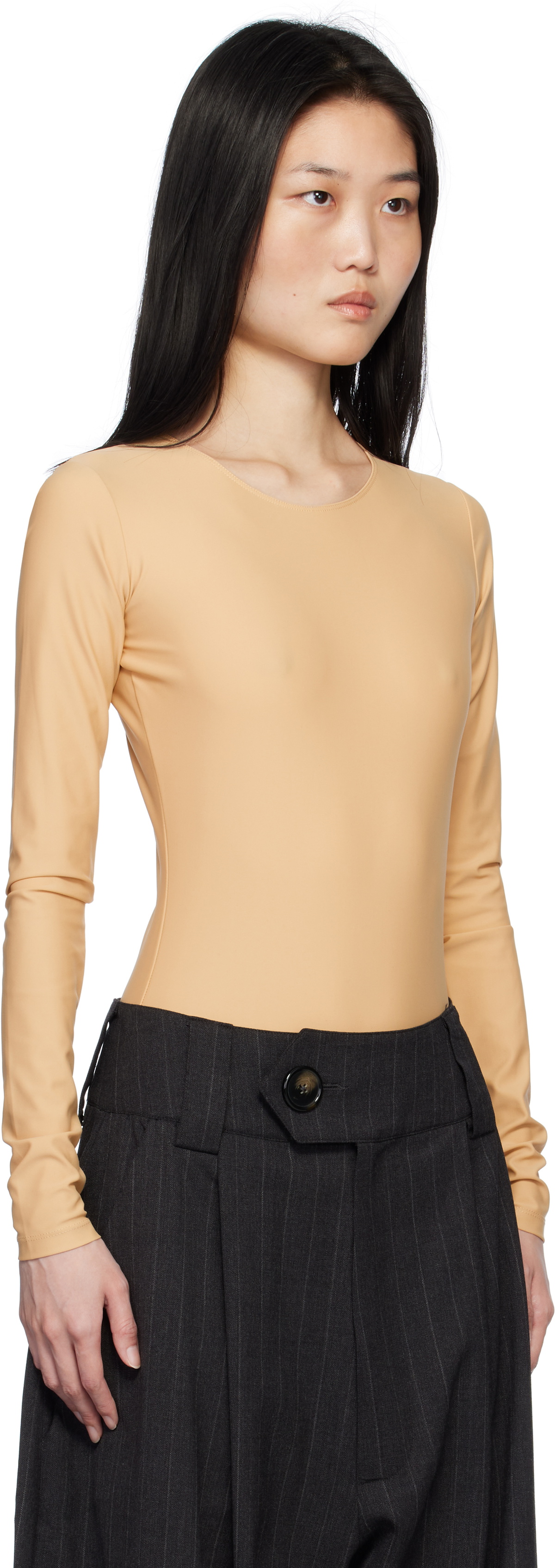 ABRA Beige 'Body' Bodysuit ABRA