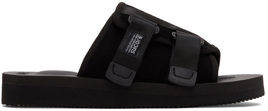 Suicoke Black KAW-VS Sandals Suicoke