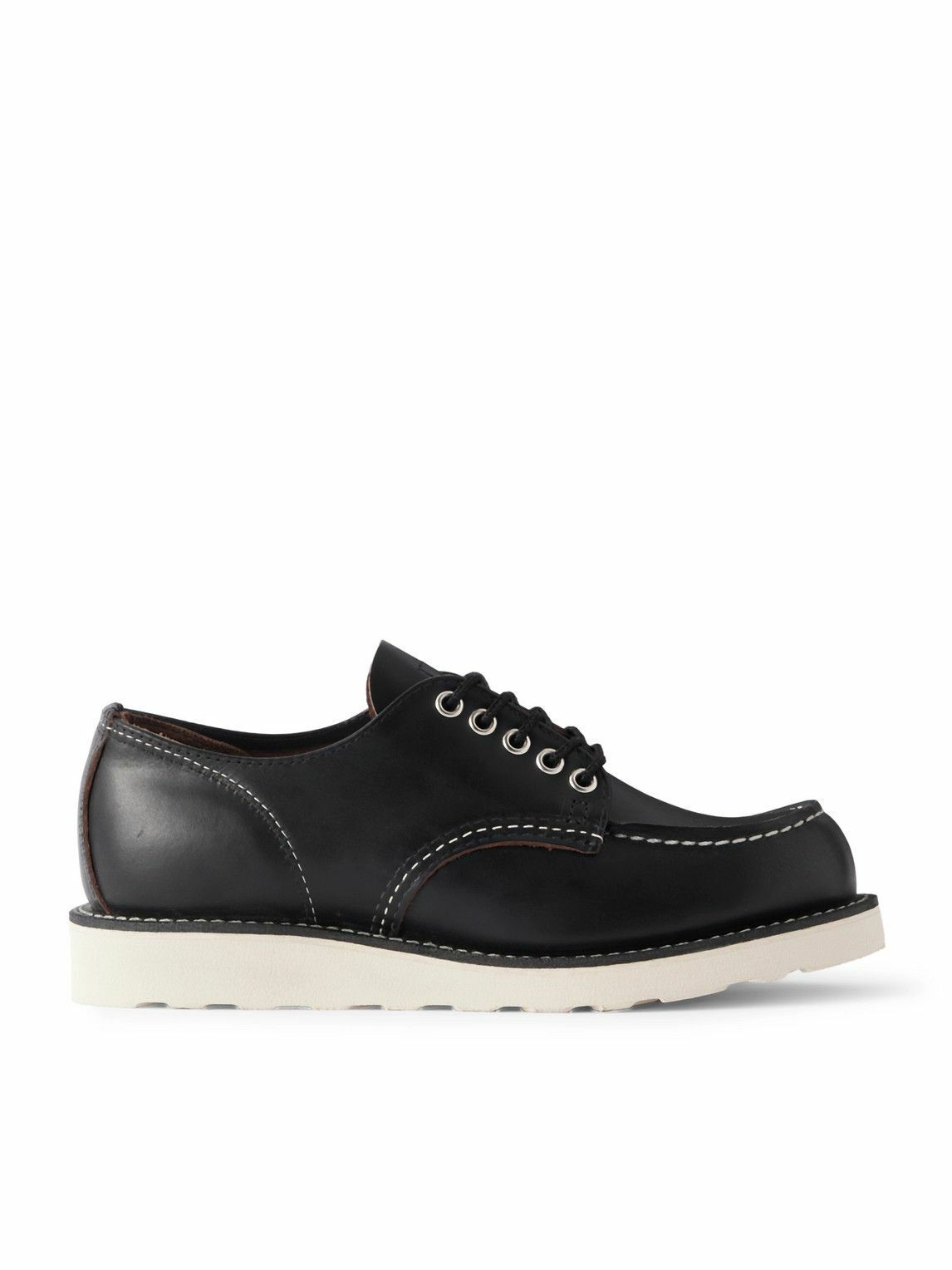 Red Wing Shoes - 8079 Shop Moc Oxford Leather Derby Shoes - Black Red ...