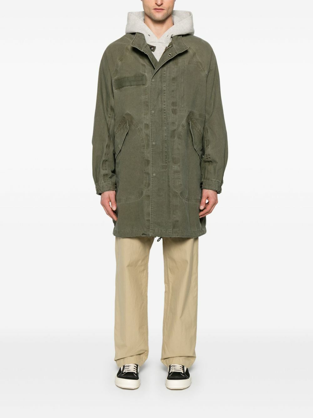Visvim Green Six-Five Parka Coat Visvim