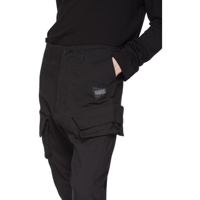 Julius Black Track Cargo Pants Julius
