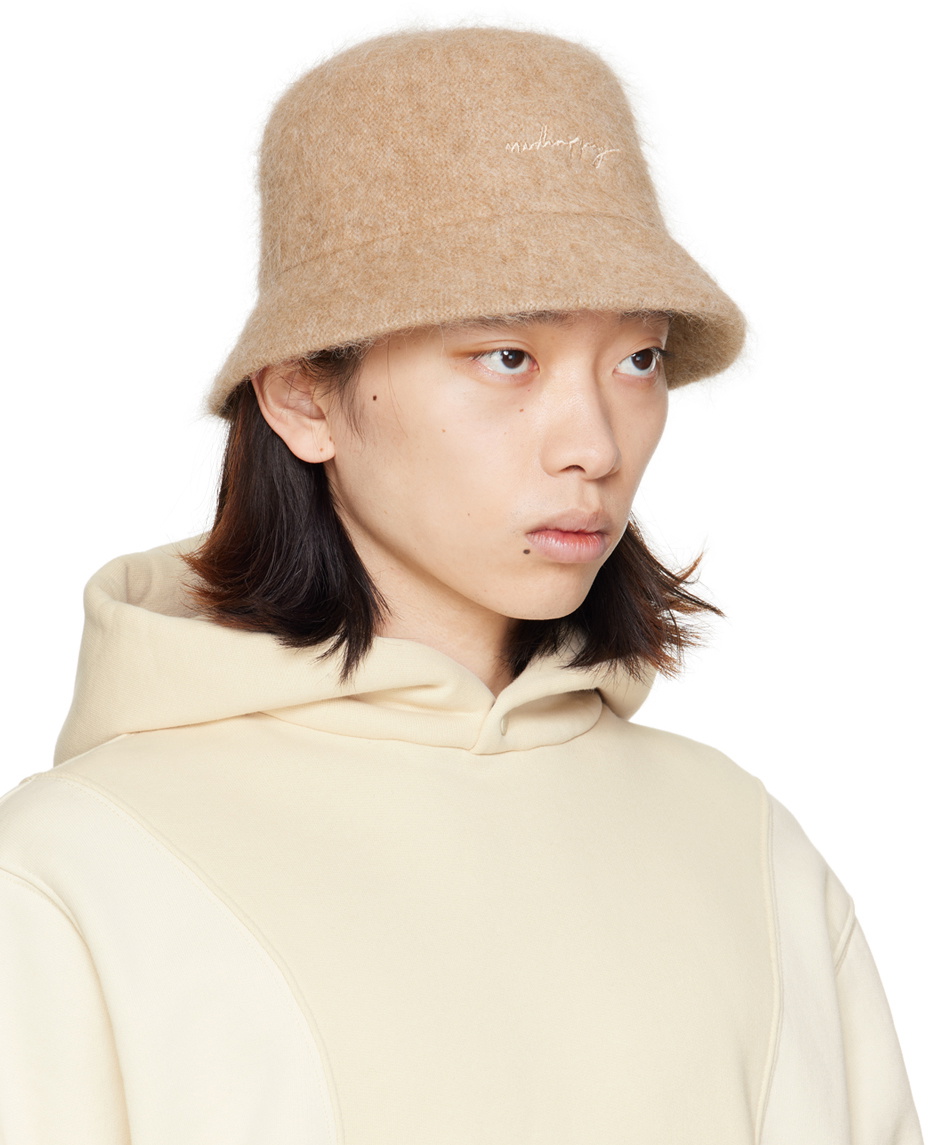 Madhappy Tan Classics Alpaca Bucket Hat Madhappy